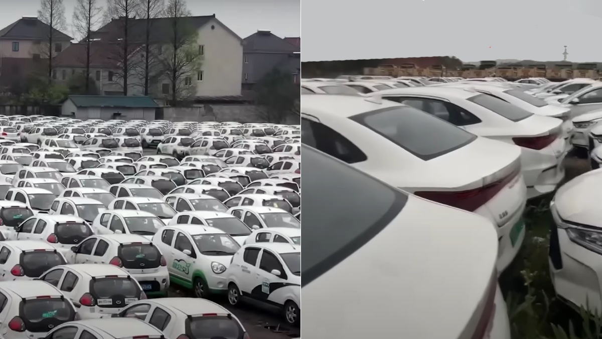 எலக்ட்ரிக் கார்-களின் சுடுகாடு.. அதிர வைக்கும் உண்மை..! | Electric car ...