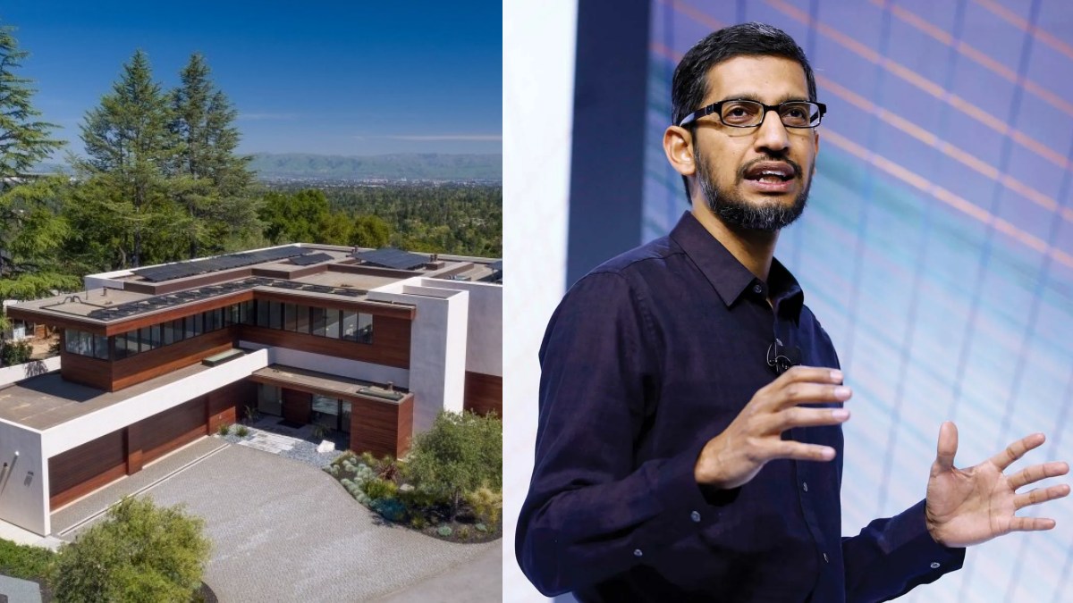 மதுரையில் பிறந்த சுந்தர் பிச்சை-க்கு அமெரிக்காவில் இவ்வளவு பெரிய வீடா ...