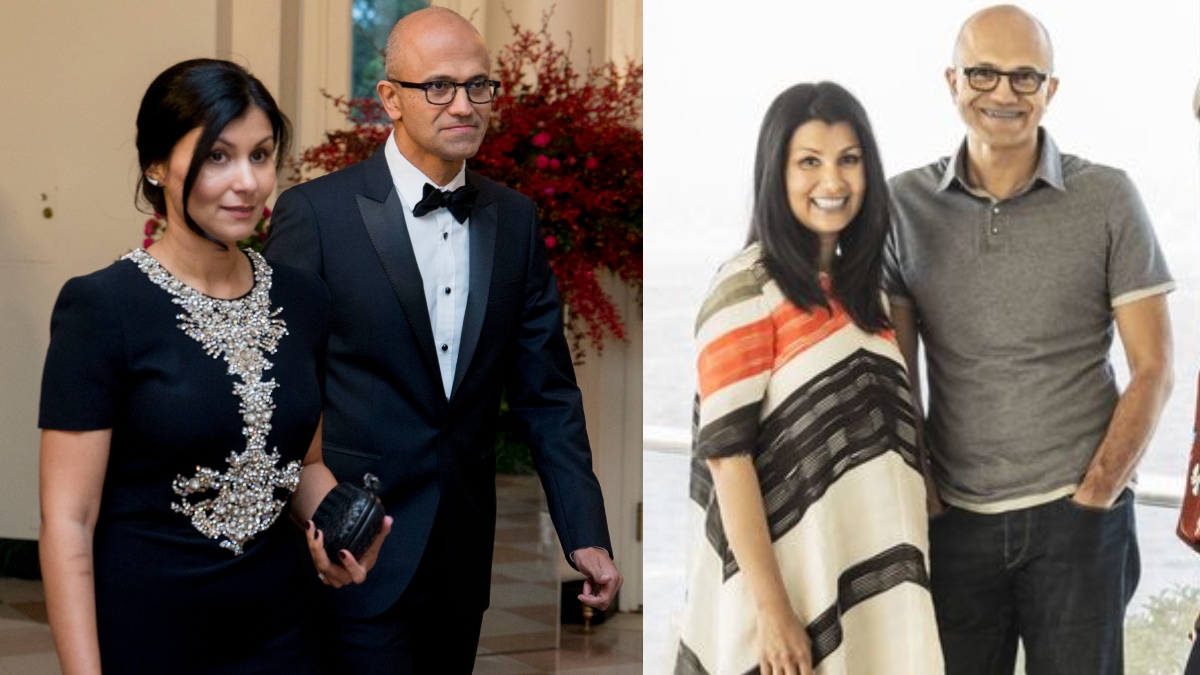 சத்ய நாடெல்லா-வின் கியூட் குடும்பம்.. ஜூனியர் உடன் காதல், திருமணம் ...