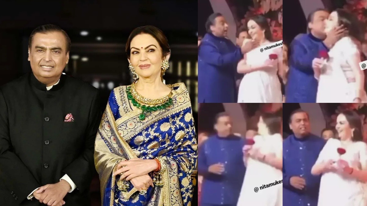 பப்ளிக்-ல் நீதா அம்பானியை கிஸ் அடித்த முகேஷ்.. வீடியோ டிரெண்டிங் ...